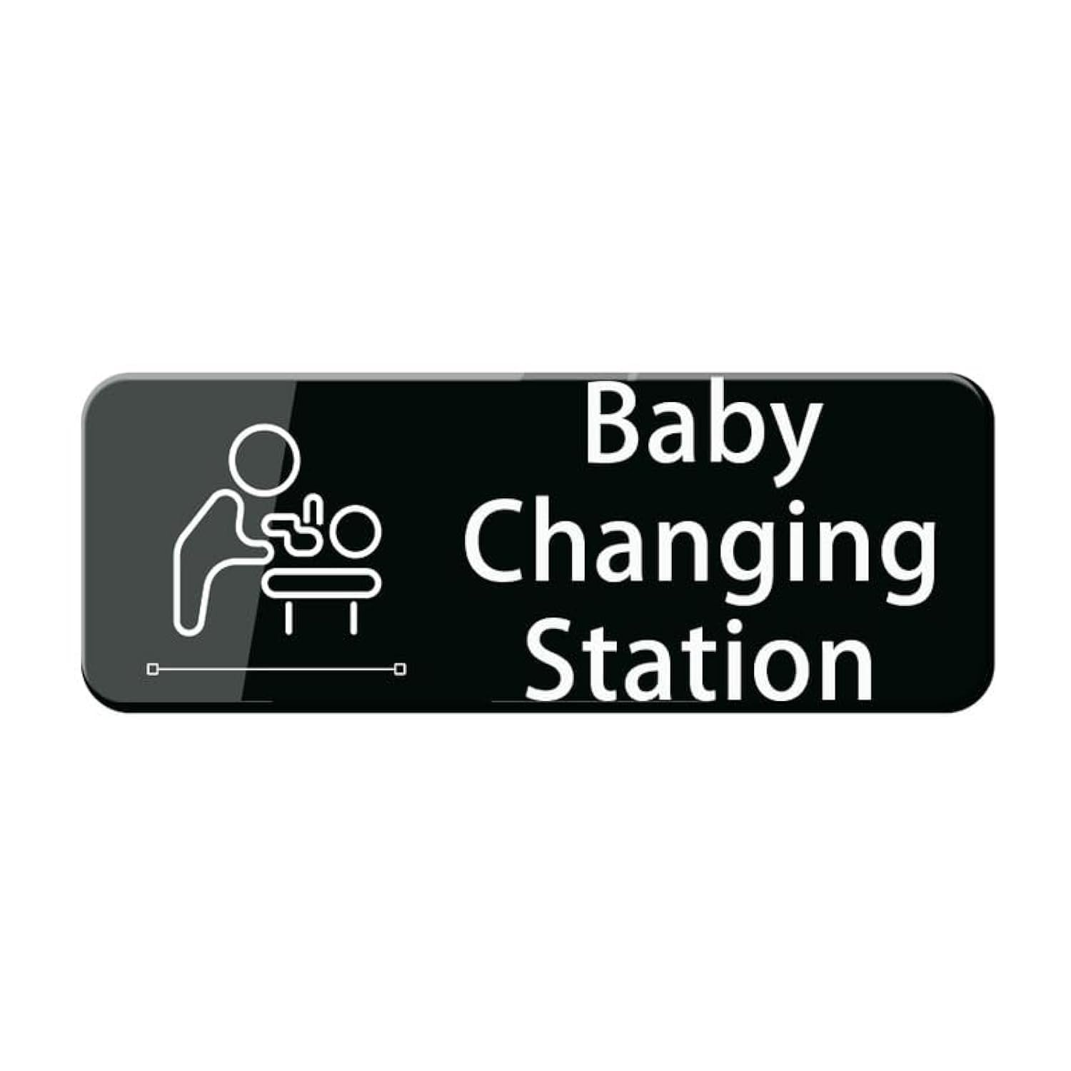 Baby Changing Station Symbol Baby Change Room Blue Sign – New Signs