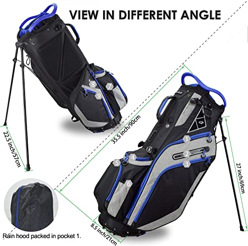 Snapklik.com : LIVSINGOLF Golf Stand Bag 14 Way Top Dividers Ergonomic