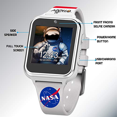 Snapklik.com : Accutime Kids NASA Astronaut White Educational Learning ...