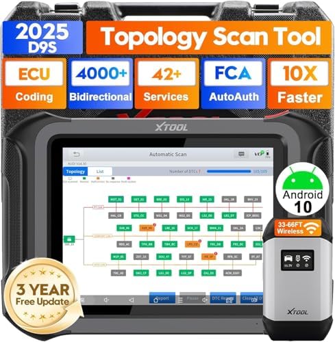 Amazon.com: XTOOL InPlus IP919 Diagnostic Scanner for Car, Bidirectional Scan Tool with Topology ...