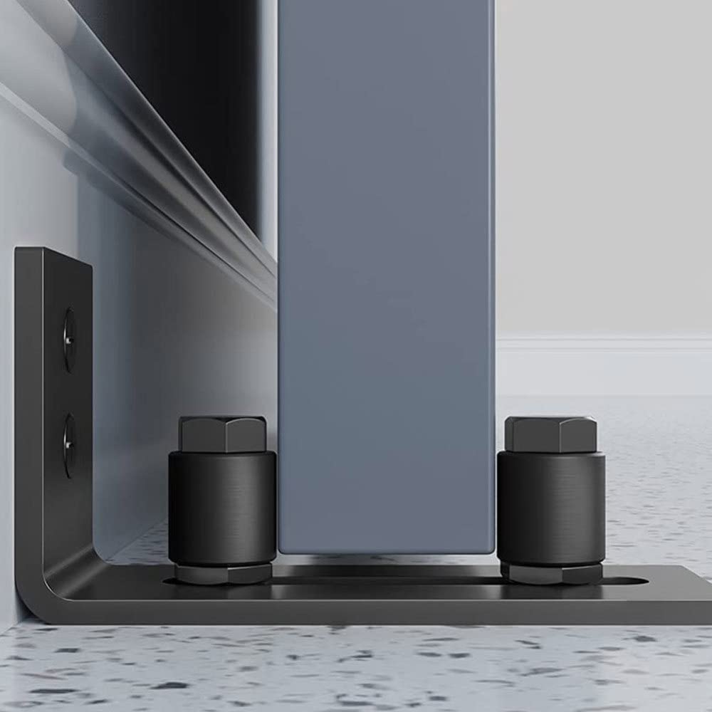 Buy Niciksty Sliding Barn Door Bottom Floor Guide,Adjustable Roller ...