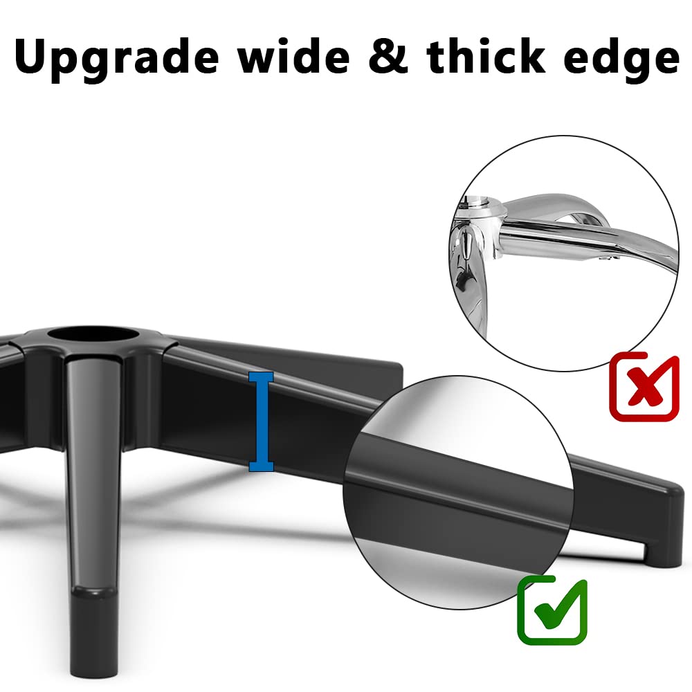 Gaming Chair Base Replacement with Gloves- Heavy Duty Desk Chair Base ...