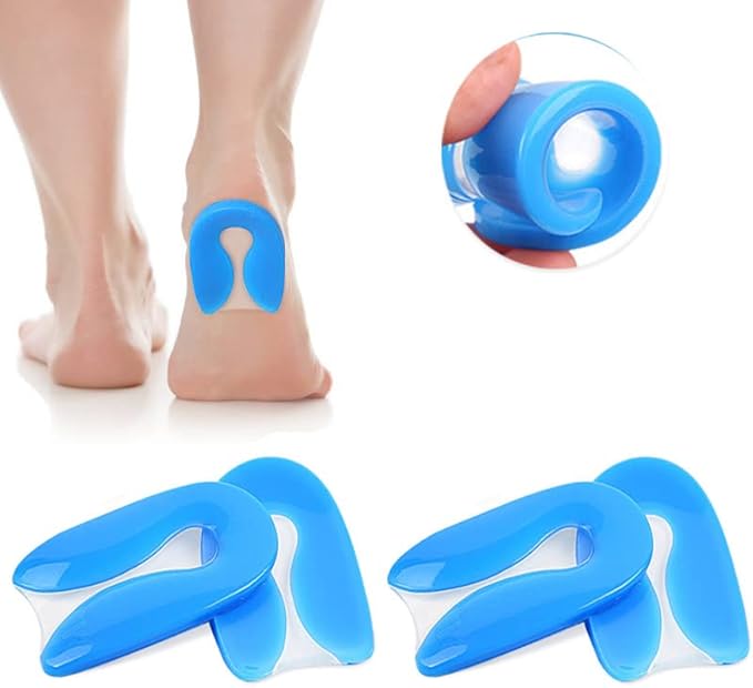 Youery Talonnettes en Gel, 2 Paires Talonnettes Gel Talon Coussin ...