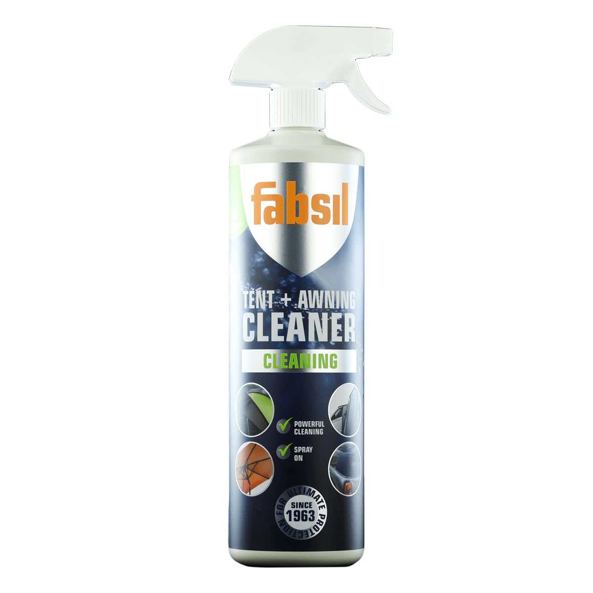 Fabsil Tent + Awning Cleaner | 1L | Powerful water-based cleaner for ...