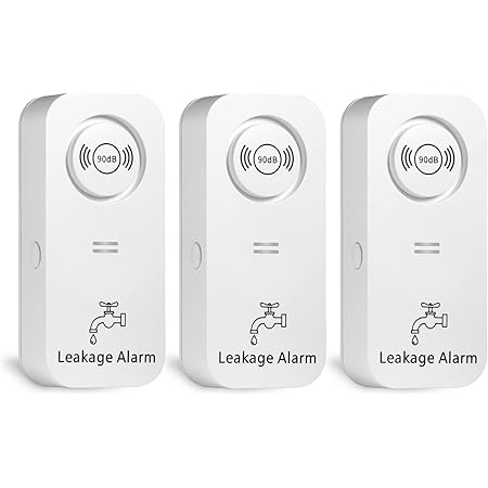 Water Detectors Wireless 90dB Alarm Sensor, Sensitive Leak and Drip ...