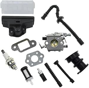 JWLPJSD Carburetor Air Filter Kit For 021 023 025 MS210 MS230 MS250 250 Chainsaw Part 1123 120 ...