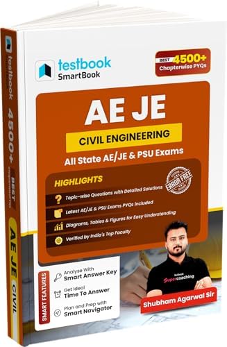 Buy Testbook AE/JE Civil Engineering SmartBook, 4500+ Chapterwise PYQs ...