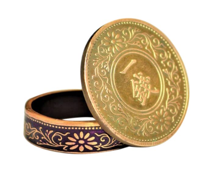 Amazon.com: Japanese Coin Ring, Purple Ring : Handmade Products