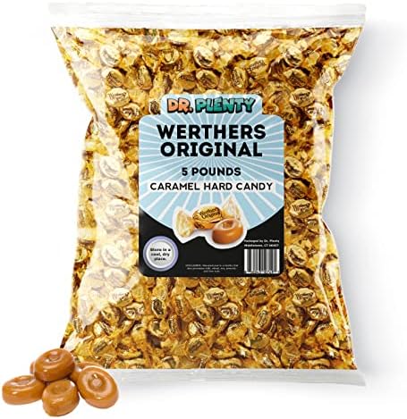 Amazon.com : Werther's Original Hard Candy Caramels Bulk (5lb) - Storck ...