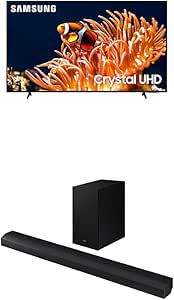 Amazon.com: SAMSUNG 55-Inch Class 4K Crystal UHD DU8000 Series HDR Smart TV (UN55DU8000, 2024 ...