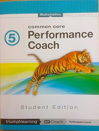 Common Core Performance Coach Mathematics 5th Grade: 9781623628079 ...