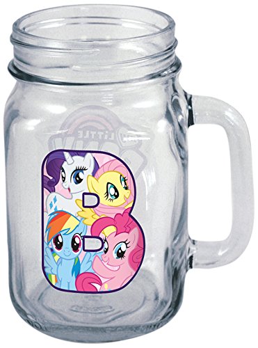 Buy ICUP Hasbro - My Little Pony Monogram 16oz. Handled Clear Glass ...
