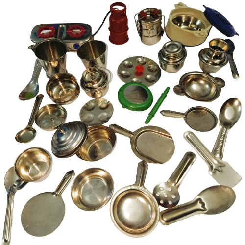 Buy Saji collections Mini Kitchen Set, Kitchen Set For Girls, Steel ...