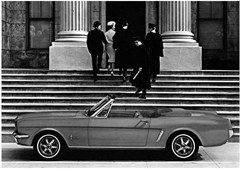 Amazon.com: 1964 1/2 Ford Mustang Convertible Photo Poster ...