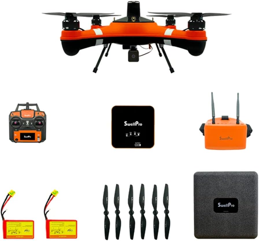 Amazon.com: Swellpro GPS Drones Waterproof VR Camera Drone Fisherman ...