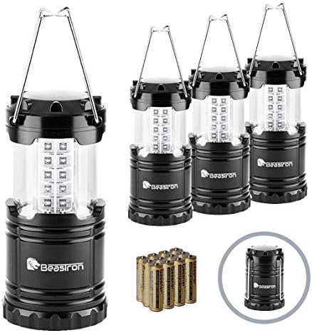 Amazon.com: Beastron Portable LED Camping Lantern Flashlights with AA ...
