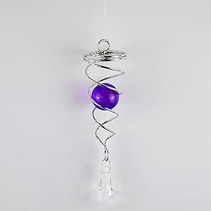 Amazon.com: Gazing Ball Spiral Tail Wind Spinner Stabilizer with ...