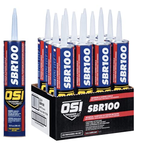 OSI SBR100 Bronze 10 fl/oz Window and Siding Caulk (IDH 827697), Case ...