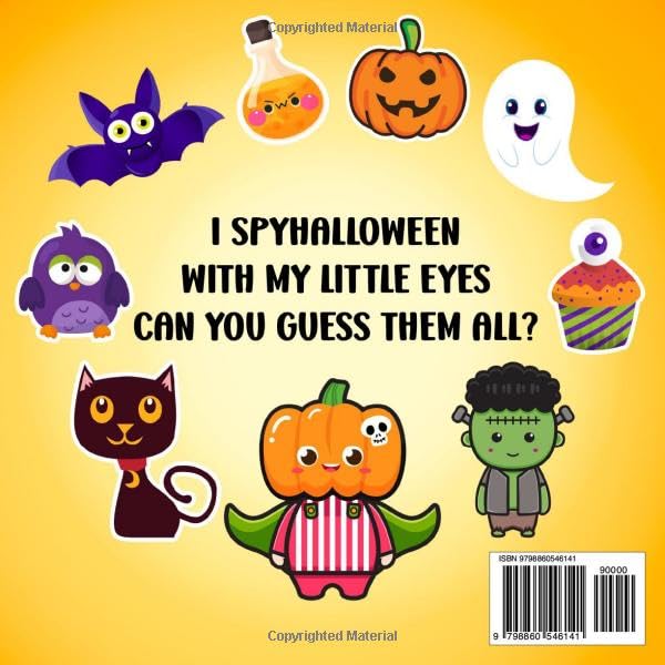 Snapklik.com : I Spy Halloween Book For Kids Ages 2-5: A Fun Holiday ...