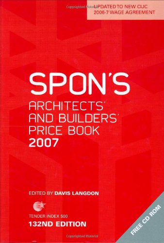 Spon Architects and Builder Price Book 2007 : Langdon, Davis: Amazon.de ...