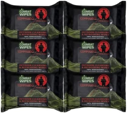 Amazon.com: Black Unscented Camouflage Wet Wipes - Combat Wipes ...