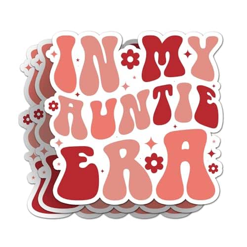 Amazon.com: In My Auntie Era Sticker Eras Aunt Era Decal Retro Aunt ...