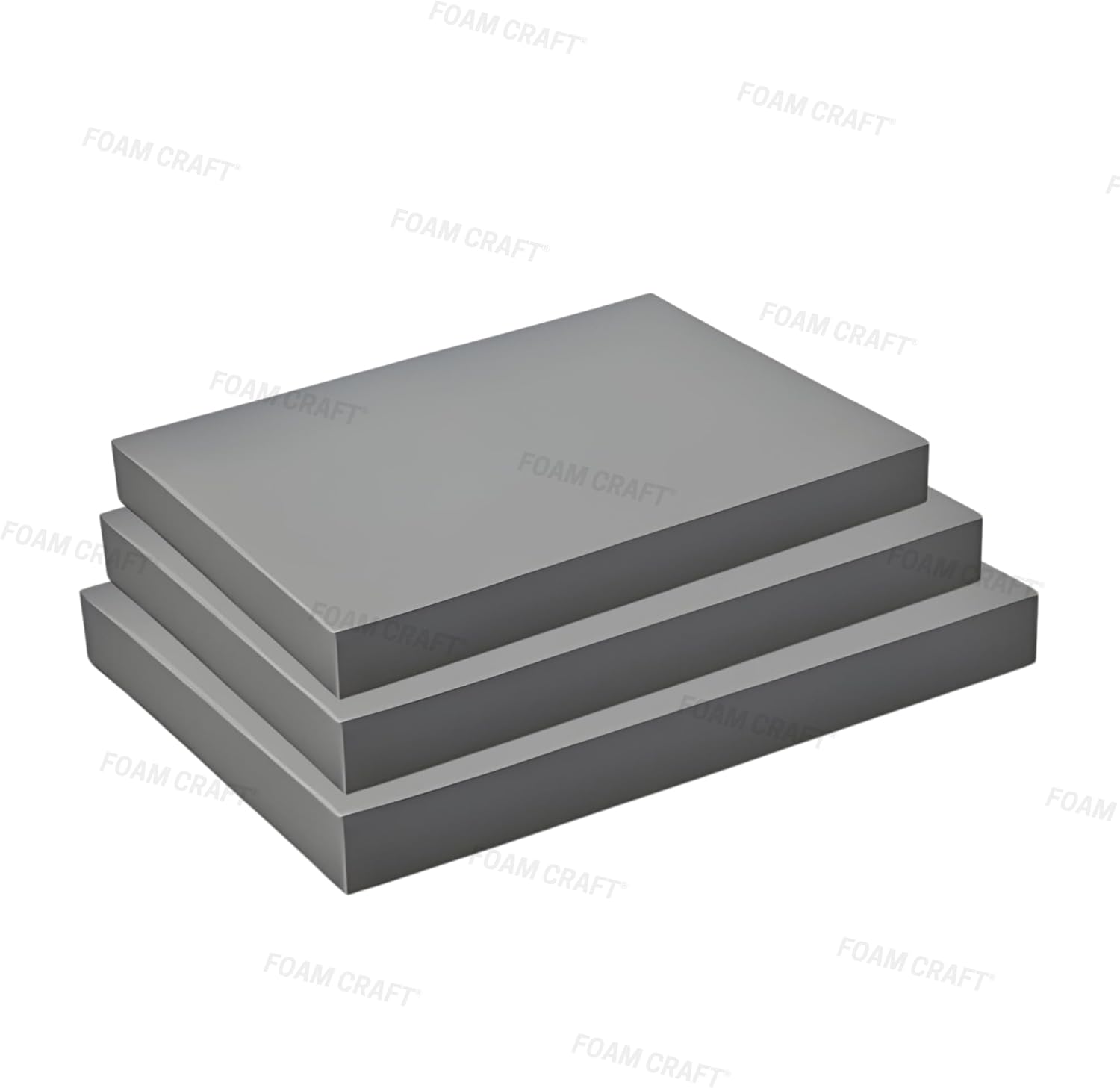 FOAM CRAFT® grey upholstery foam (Grey, 20 x 24 inch, 1" thick) for ...