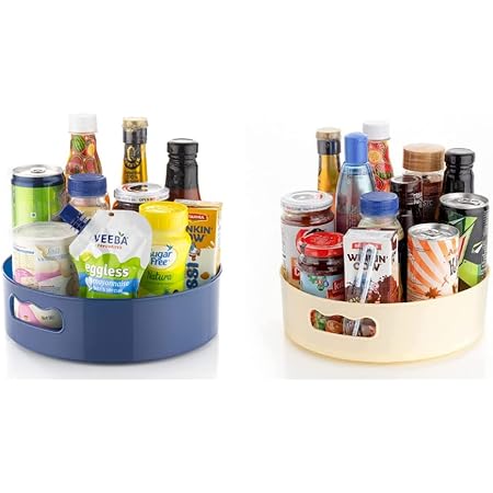 E-COSMOS Multi-Purpose 360° Rotating Organizer /Tray Kitchen Organizer ...