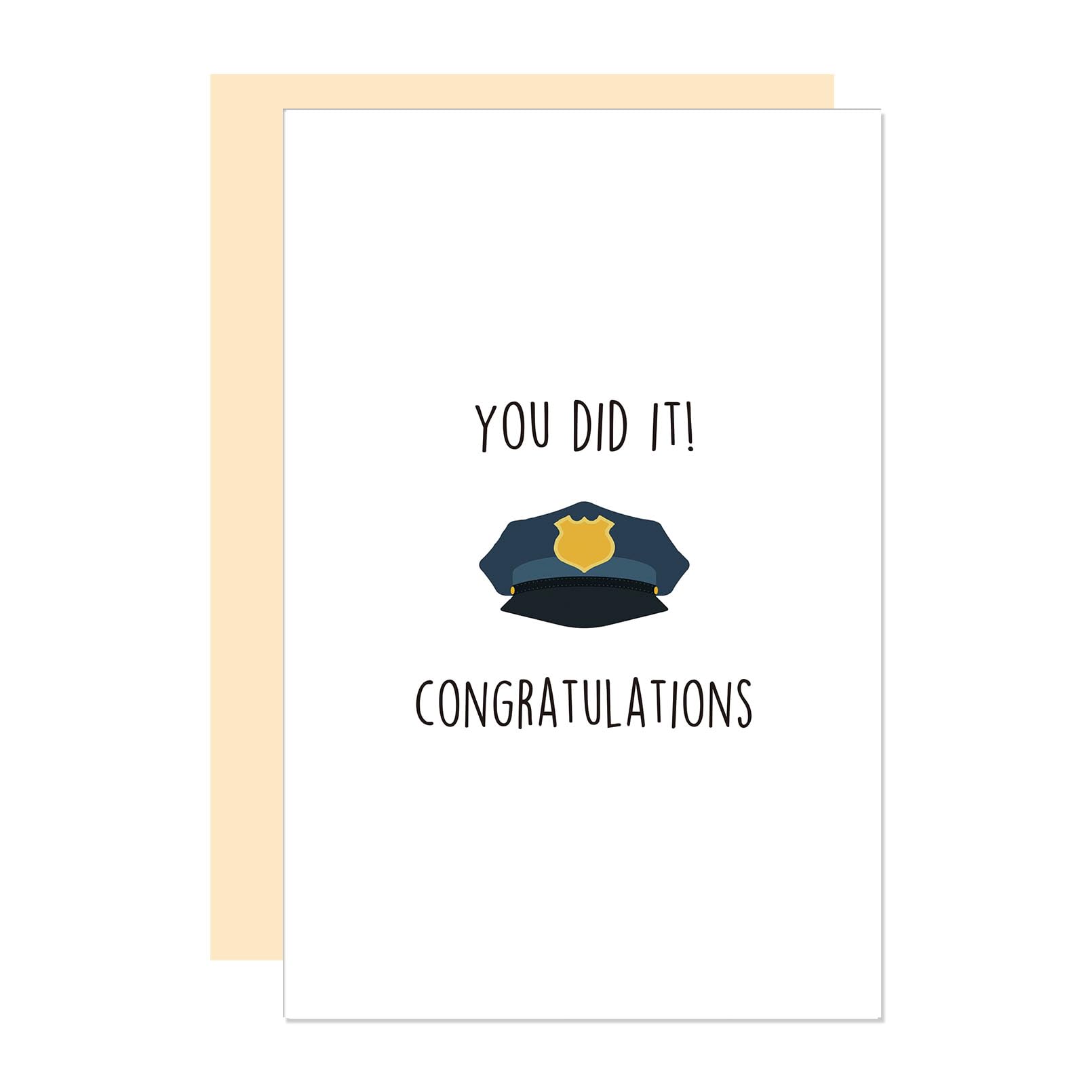 Police Academy Graduation Card