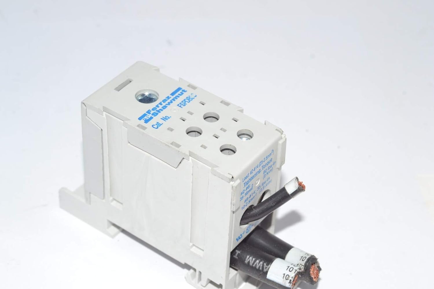 Ferraz Shawmut FSPDB2C Power Distribution Block 600V, 175A CU7, IEC 947 ...
