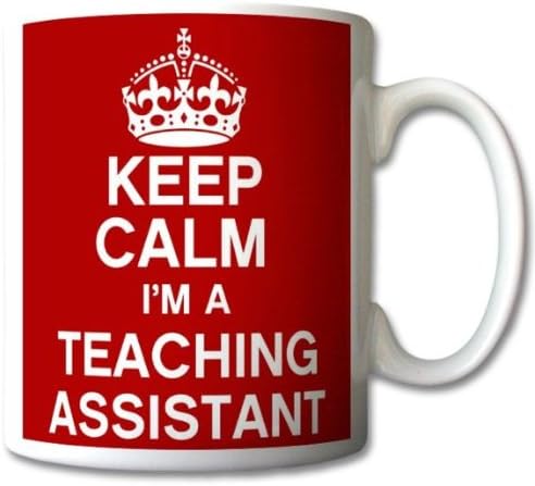 Keep Calm I'm A Teaching Assistant Mug Cup Gift Retro : Amazon.co.uk ...