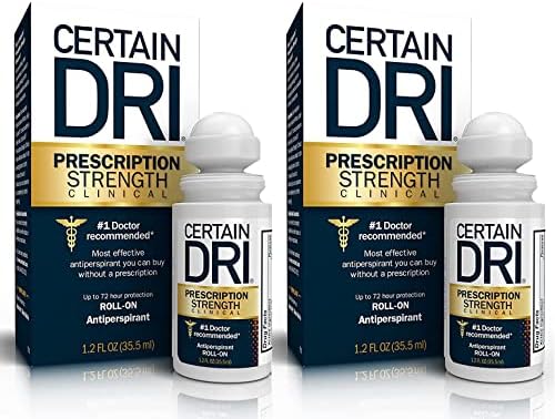 Amazon.com : Certain Dri Prescription Strength Clinical Antiperspirant ...