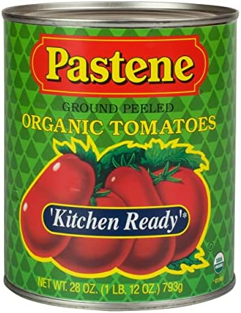 Amazon.com : Pastene Organic Kitchen Ready Crushed, 28 Oz (Pack of 12 ...
