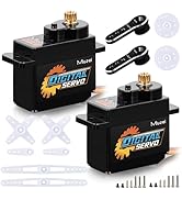 Amazon.com: Miuzei MG90S 9G Micro Servo Motor Metal Geared Motor Kit ...