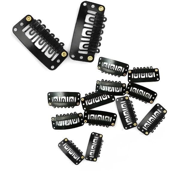 VIEWS Hair Extension Clips For Women & Men (14 Pcs) - Hair Patch Clips ...