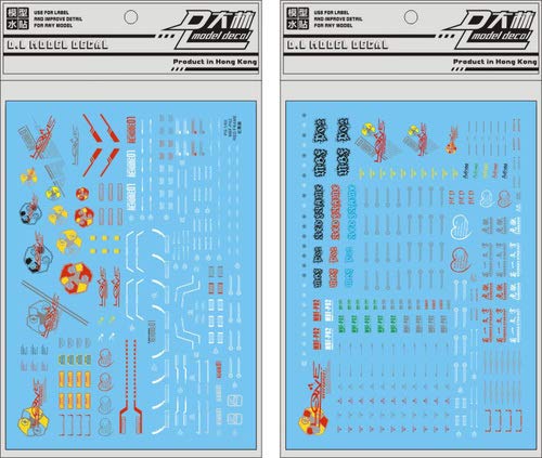 DIY Modeling Decals PG 1/60 EXIA 00 Banshee RED Frame ASTRAY 00R (PG ...