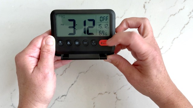 Watch Large Display Digital Compact Travel Alarm Clock on Amazon Live