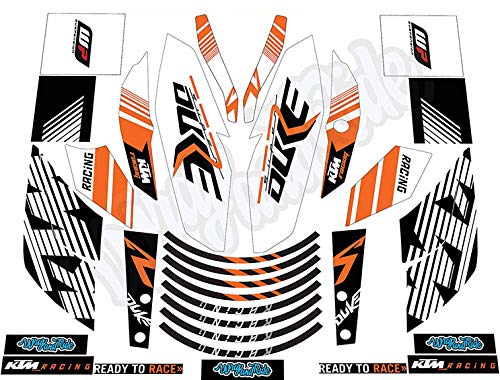 Ktm Duke Decal - Wrap - Sticker 990R Inspired Series semi Body Kit ...