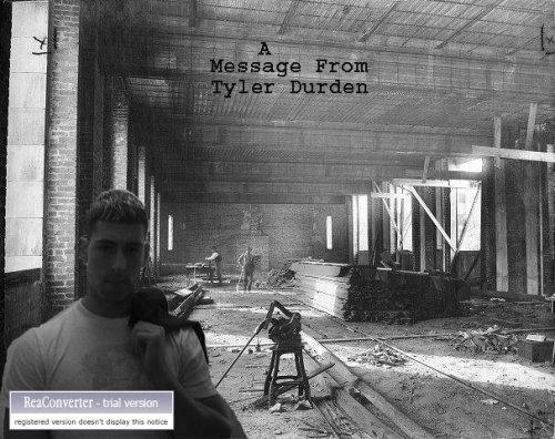 A Message From Tyler Durden: Christopher Ellis The Real Tyler Durden ...