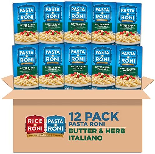 Amazon.com : Pasta Roni Butter & Herb Italiano Rigatoni Mix, 5.5 oz ...