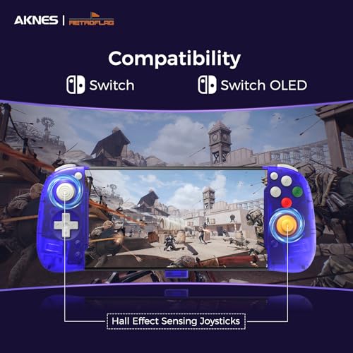 AKNES RetroFlag Handheld Controller for Nintendo Switch and Switch OLED ...