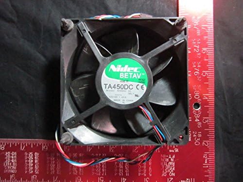 Amazon.com: Nidec/dell Fan BETAV TA450DC B35502-35 Y4574 12VDC 1.40A, 4 ...