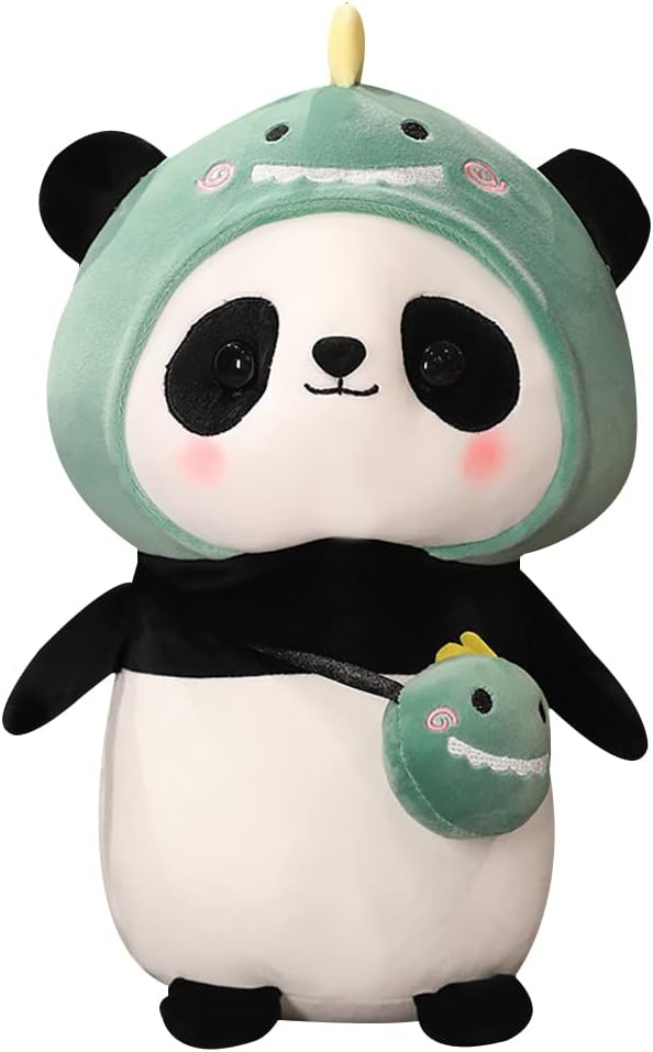 Amazon.com: Seyomi Cute Panda Dinosaur Plush Stuffed Animal Panda ...