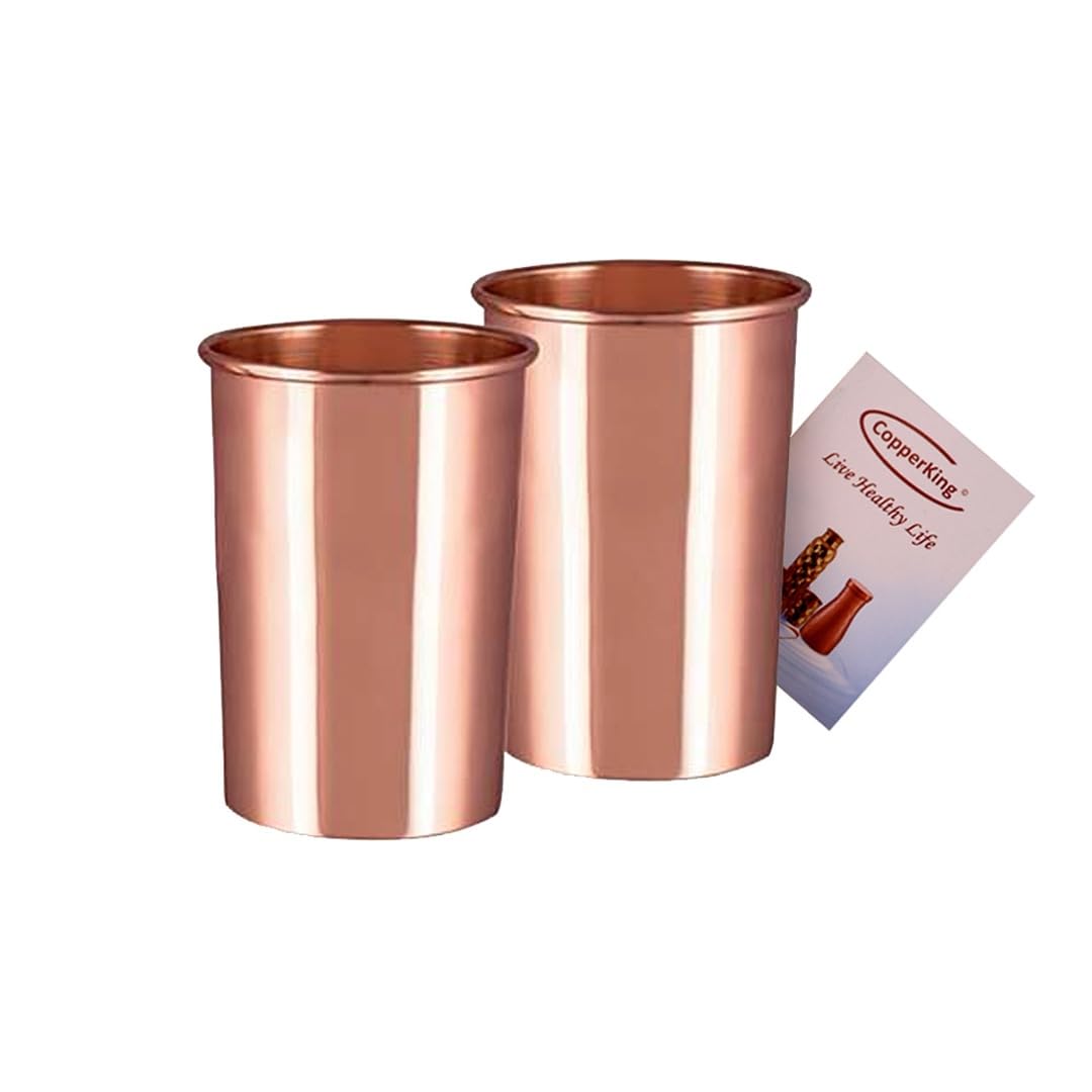 Amazon.com | CopperKing Pure Copper Drinking Cup | Thick Perfect Size ...