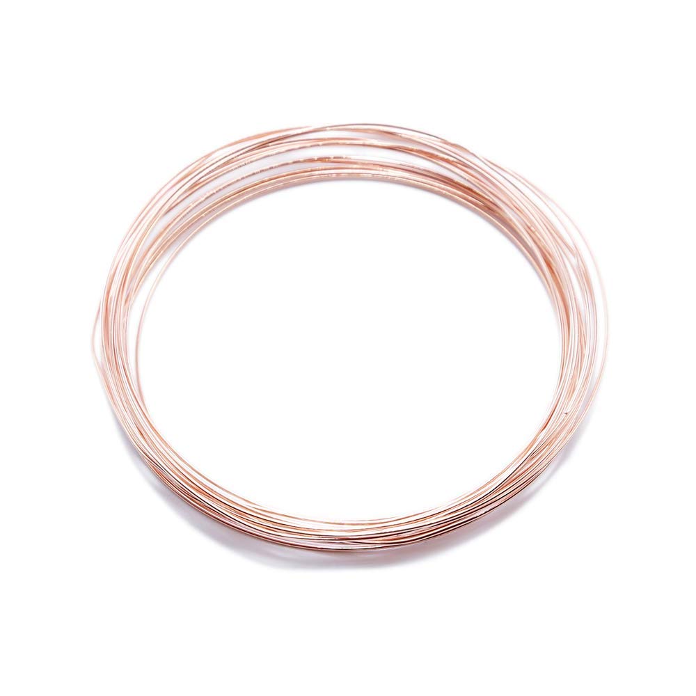 Snapklik.com : Solid Bare Copper Wire Round, Bright, Dead Soft, 10 Feet ...