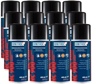 DINITROL RC900 RUST CONVERTER & PRIMER 12 x 400ml AEROSOL : Amazon.co ...