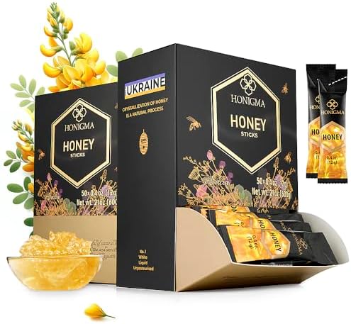 Amazon.com : HONIGMA® Pure Ukrainian Acacia Honey Sticks – Deliciously ...