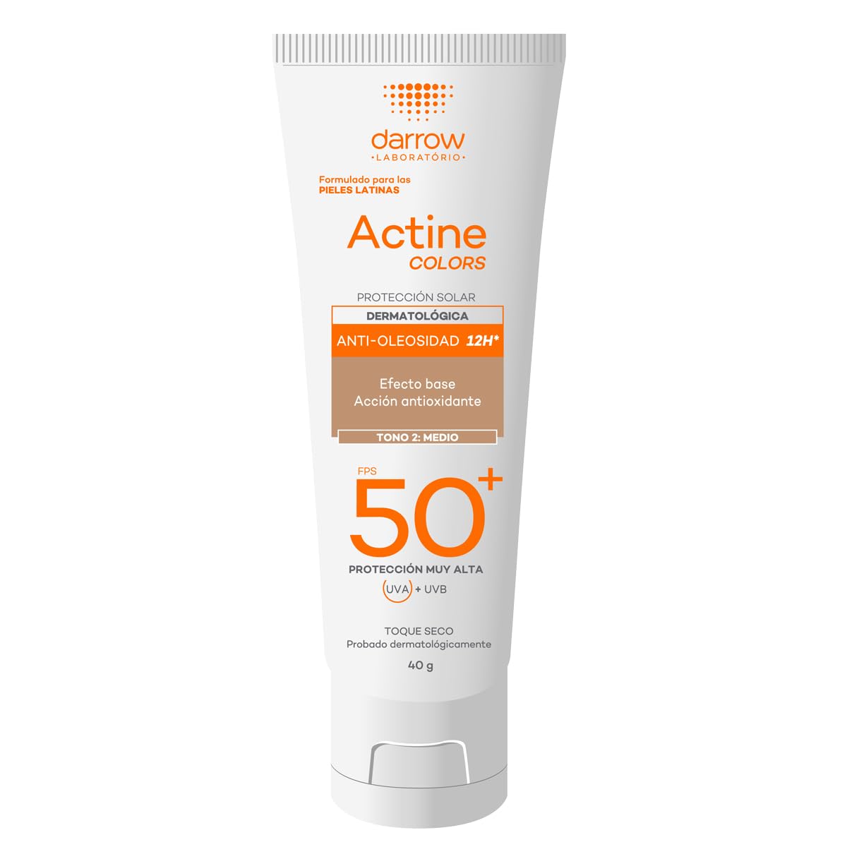 Darrow Actine, Protector Solar Tono Medio, 40gr : Amazon.com.mx: Belleza