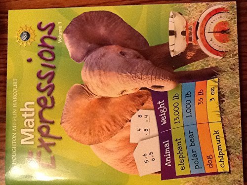 Math Expressions, Student Activity Book, Grade 3, Vol. 1: Houghton ...
