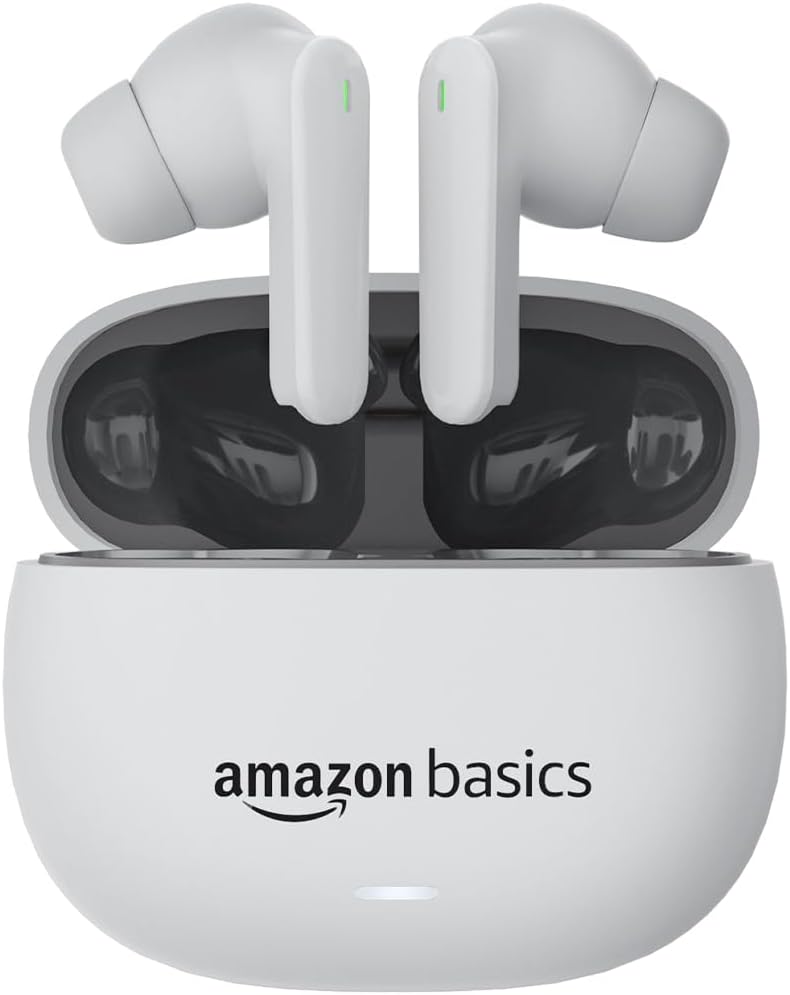amazon basics True Wireless in-Ear Earbuds with Mic, Low-Latency Gaming ...